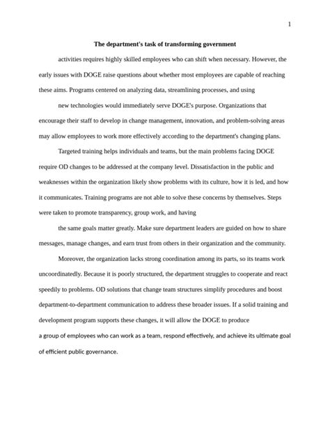 Human Resource Development Plan For The Us Edited Pdf