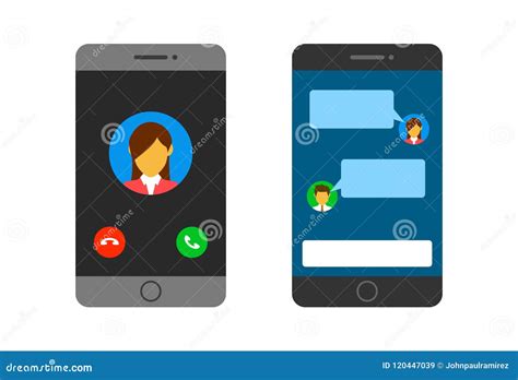 Mobile Phone Communication Connection Stock Vector Illustration Of Connection Mobility
