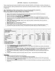 Guidelines For Completing Excel Assignment Fall Course Hero