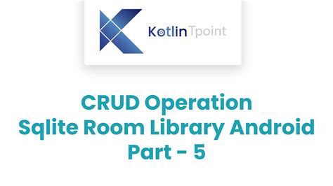 Sqlite Crud Operation Android Room Library Swipe Gesture Recycler View Edit Delete Part 5