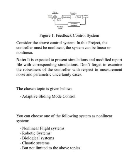 solved figure 1 feedback control system consider the above
