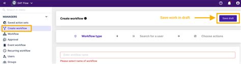 Save Draft And Copy Workflow Features Of Gat Flow Gat Knowledge Base