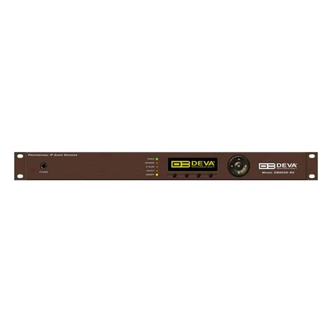 DEVA DB RX MPX RDS Advanced IP Audio Decoder With Stereo And RDS Encoder Module RadioActive