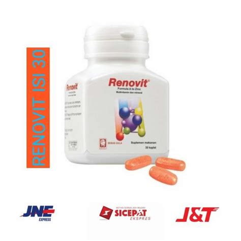 Promo Renovit Isi 30 Tab Multivitamin Daya Tahan Tubuh Diskon 33 Di