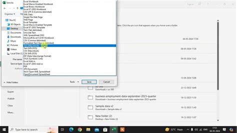How To Convert Excel To Text File Youtube