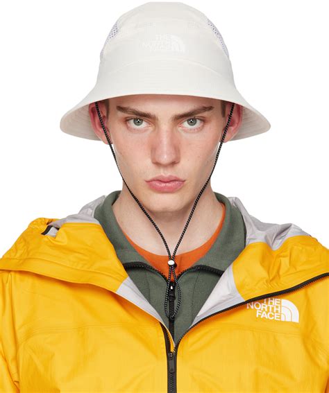 The North Face Off White Summer Light Run Bucket Hat Ssense