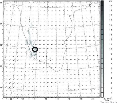 Contours Of Coamps Model Produced Subgrid Scale Tke M 2 S 21 At 10 Download Scientific
