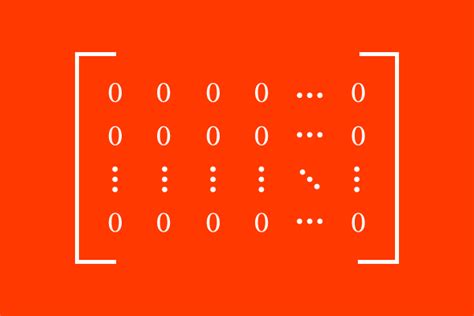 zero matrix null matrix