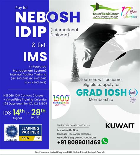 Nebosh Idip Course In Kuwait Rnebosh