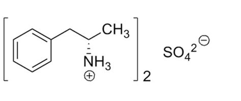 Dextroamphetamine Structure