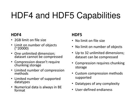 Moving From Hdf4 To Hdf5netcdf 4 Ppt Download