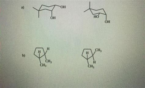 Solved 3 Give The Stereochemical Relationship Between The