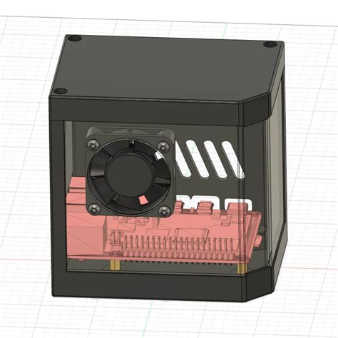 Raspberry Pi B Desktop Split Computer Case D Print Files Etsy