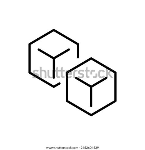 3d Cube Icon Simple Outline Style Stock Vector Royalty Free 2452604529 Shutterstock