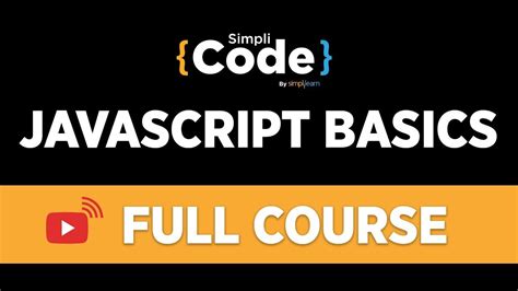 Javascript Full Course Basics Javascript Tutorial For Beginners