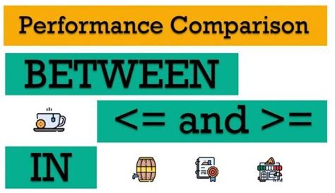 Sql Server Performance Comparison Between In And Operators Sql