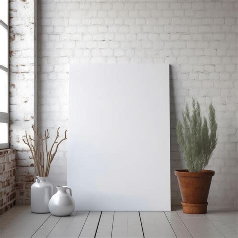 Premium Photo Empty Gallery Room Mockup Premium Photo Empty Gallery Room Mockup