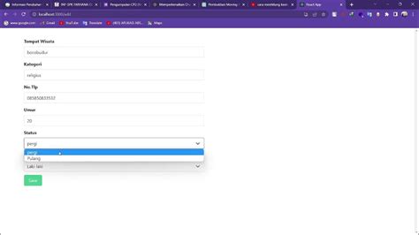 Presentasi Website Crud Sederhana Menggunakan Mongodb Youtube
