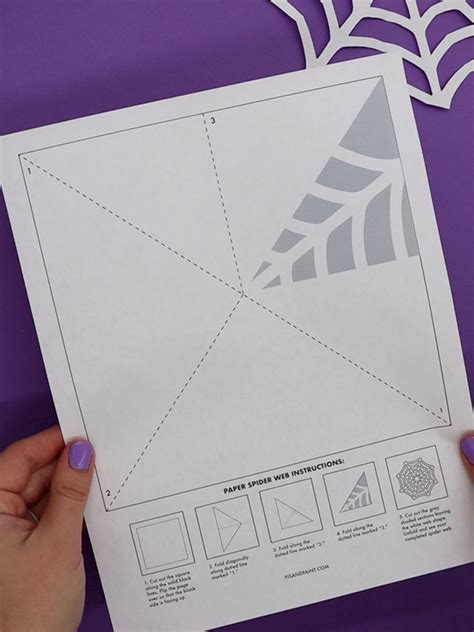 Simple Spider Web Template