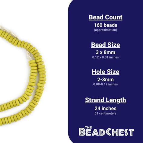 Yellow Java Glass Button Beads 8mm — The Bead Chest