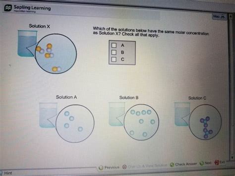 oneclass sapling learning macmilian learning solution x which of the