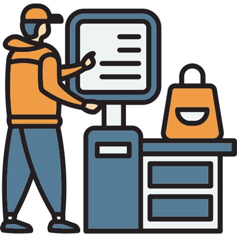 Self Checkout Generic Color Lineal Color Icon