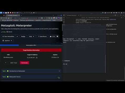 Post-Exploitation Challenge (Metasploit Meterpreter) | TryHackMe - YouTube