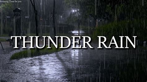 5분안에 잠든다 깊은수면을 위한 천둥 번개 빗소리스트레스 해소불면증asmr Youtube
