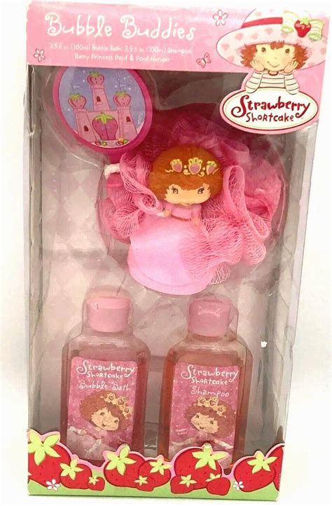 Strawberry Shortcake Bubble Buddies Vintage Bubble Bath Shampoo And Poof 4713431753