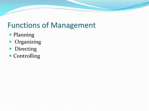 PPT Functions Of Management PowerPoint Presentation Free Download ID 4619544