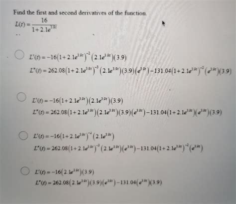 solved 1 for the given function find the relative minima