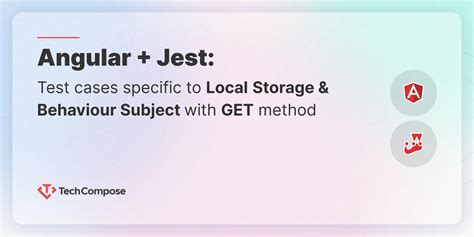 test cases for local storage and behaviour subject in jest for get