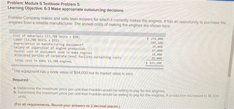 Solved Problem Module 6 Textbook Problem 5 Learning