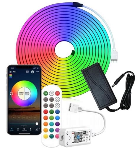 Neon Led Rgb Na Metry Niska Cena Na Allegro Pl