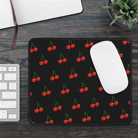 Black Cherry Mouse Pad Etsy