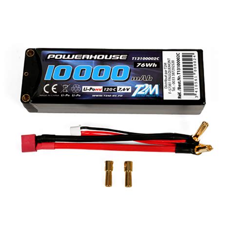 Batterie Lipo 2s 10000 Mah 120c 76v T2m T13100002c