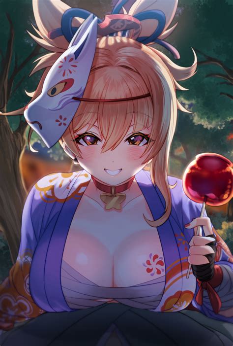 Don9ri Yoimiya Genshin Impact Genshin Impact Absurdres Highres