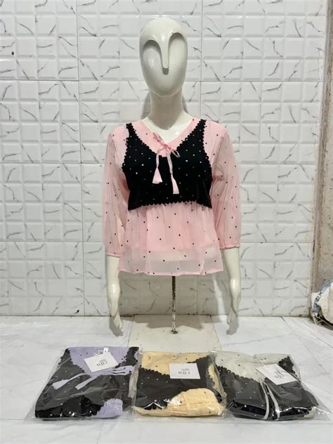 Ladies Ladies Full Sleeves Synthetic Top At Rs 350piece Long Sleeve