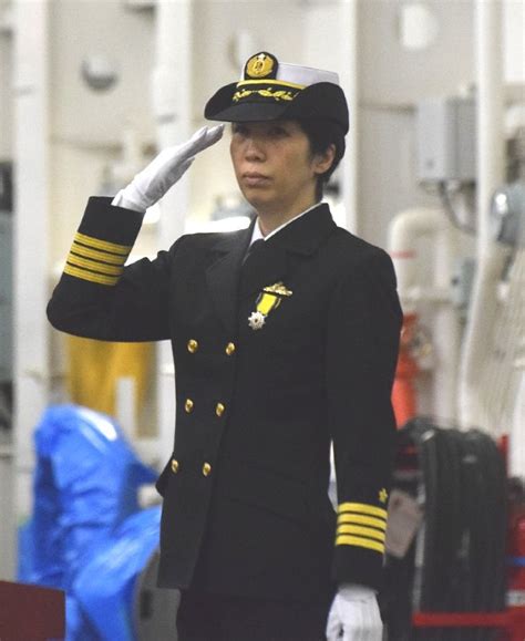 First Female Commander Of Msdf Division Inaugurated At Yokosuka Naval