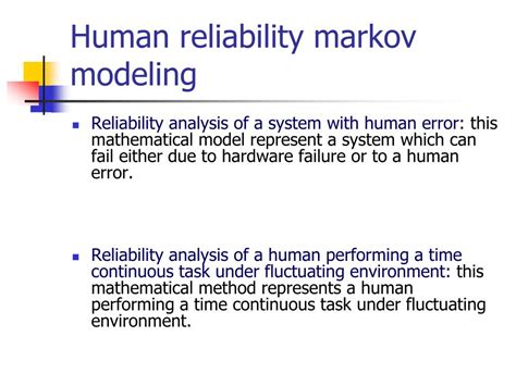 Ppt Human Reliability In Engineering Systems Powerpoint Presentation