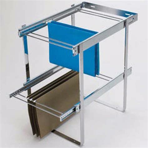 Two Tier File Drawer System Chrome Wire Ras Fd Kit Rockler