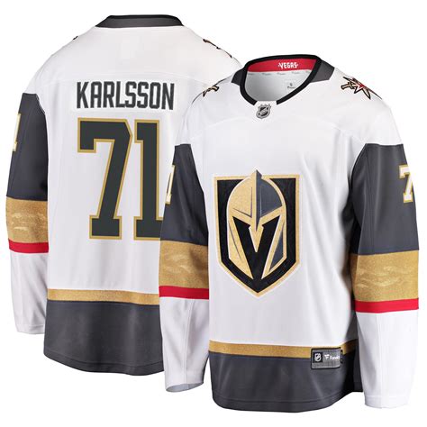 Vegas Golden Knights Away Breakaway Jersey William Karlsson Mens