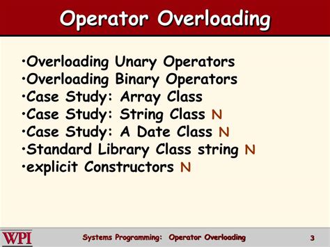Ppt Operator Overloading In C Powerpoint Presentation Free