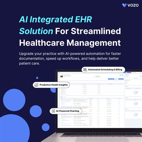 Ehr Ai Healthcare Integration Pricing Healthtech Software Vozo