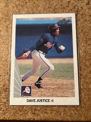 David Justice 1990 Rookie Card Mint Ebay