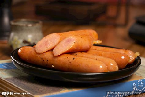 热狗肠摄影图传统美食餐饮美食摄影图库昵图网