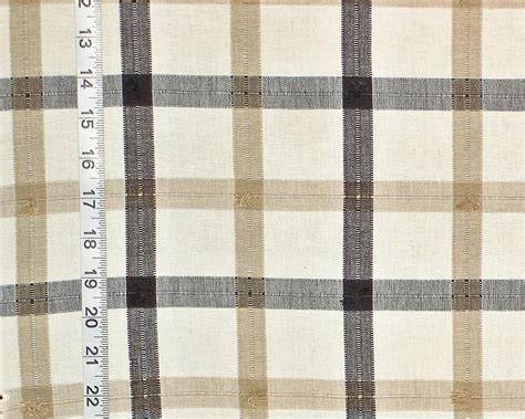New Windowpane Plaid Fabrics Brickhouse Fabrics
