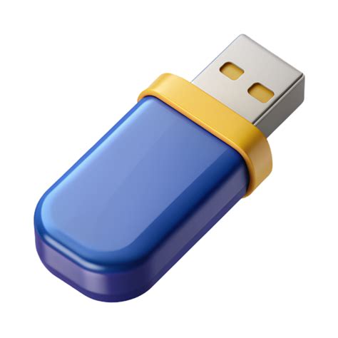 usb flash drive 3d 46593603 png