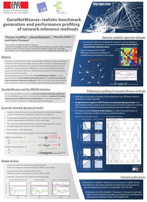 Pdf Genenetweaver 30 Realistic Benchmark Generation And Performance