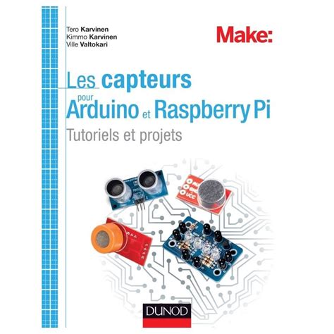 french book about sensors for arduino and raspberry pi mchobby
